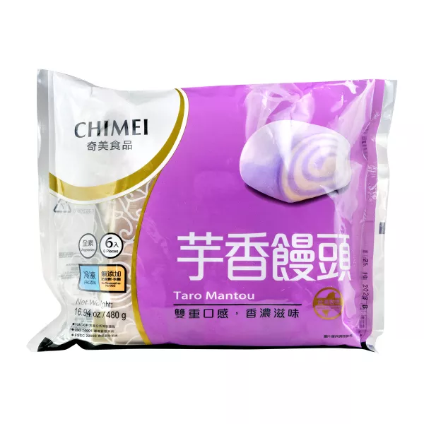 Taro Mantou CHI MEI 480g ᐈ AsianFood.ro