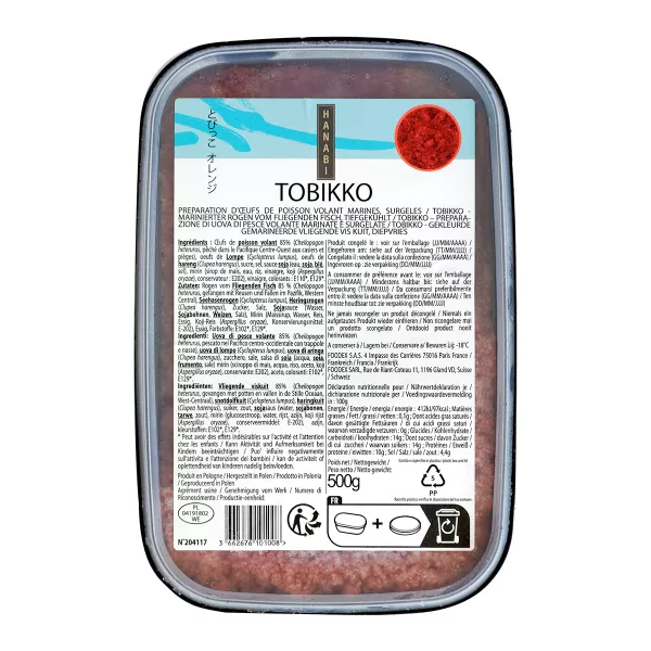 Congelate si semipreparate Tobiko Red Premium HANABI 500g 20...