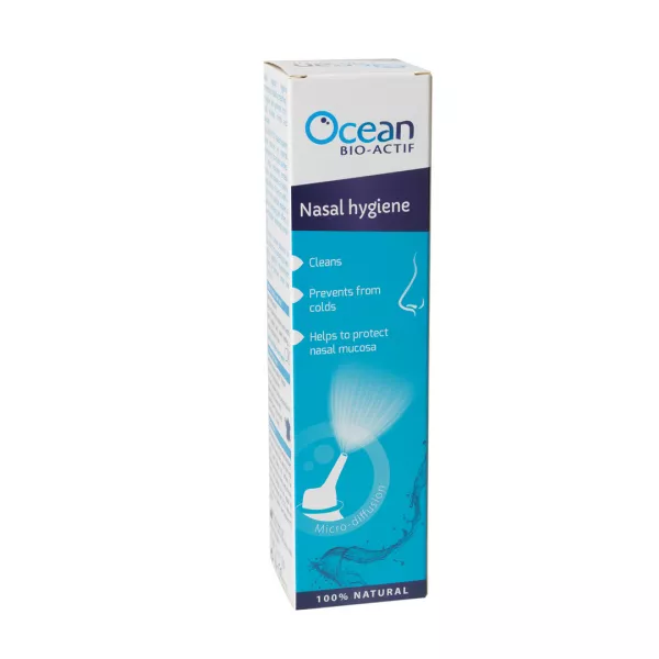 Apa de mare izotonica pentru adulti lgiena nazala, 125 ml, Ocean Bio ...