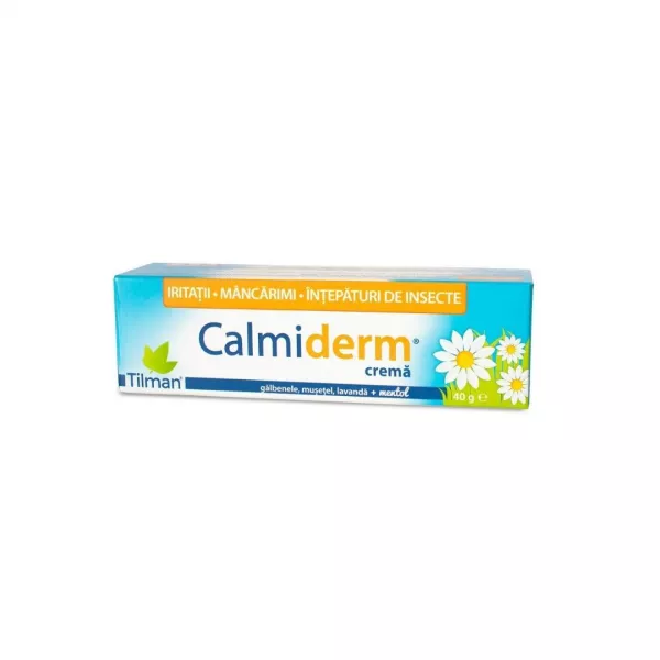 Calmiderm crema, ameliorarea iritatiilor si mancarimilor pielii, 40g ...