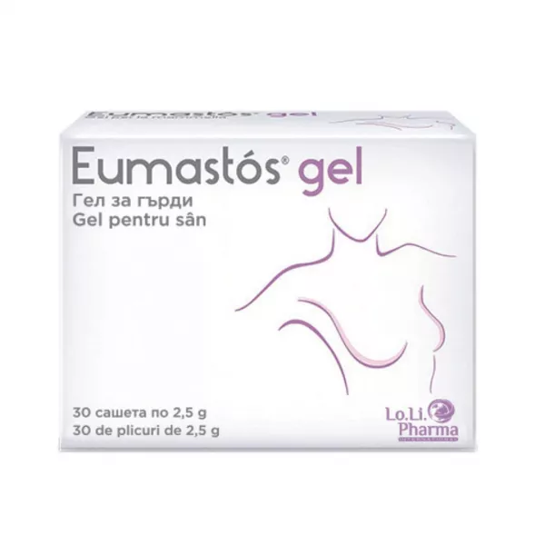 Eumastos gel, 30 plicuri x 2.5 g, Loli Pharma - FarmaciaBajan.ro