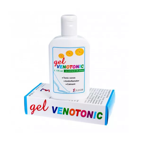 Gel Venotonic, 175 ml, Elidor - FarmaciaBajan.ro