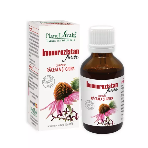 Imunorezistan Raceala si Gripa Forte, 50 ml, Plant Extrakt ...