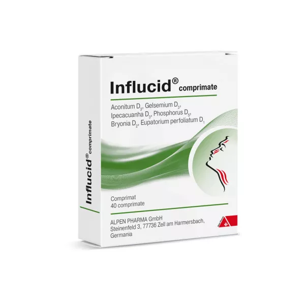 Influcid, 40 comprimate, Alpen Pharma - FarmaciaBajan.ro