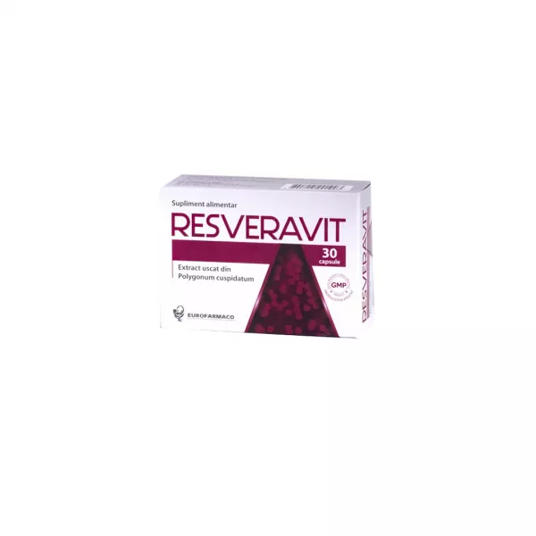 Resveravit 200 mg, 30 capsule, Eurofarmaco - FarmaciaBajan.ro