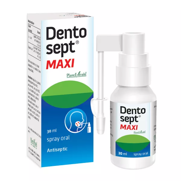 Spray gingival Dentosept Maxi, 30 ml, Plant Extrakt - FarmaciaBajan.ro