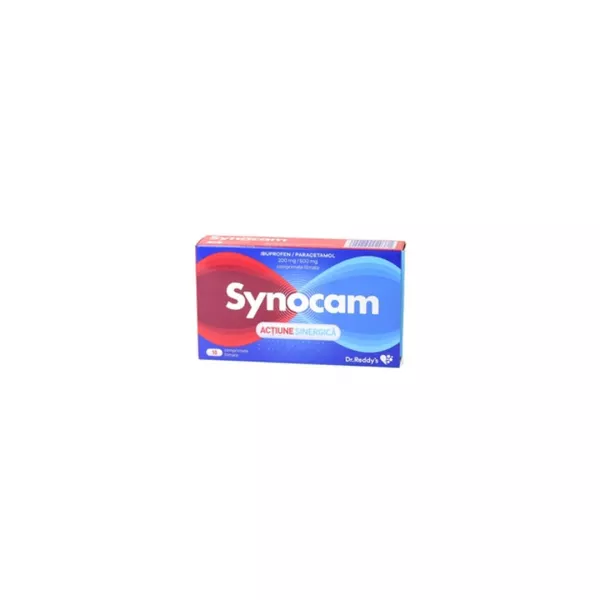Synocam 200mg/500mg, 10 comprimate, Dr. Reddy's - FarmaciaBajan.ro