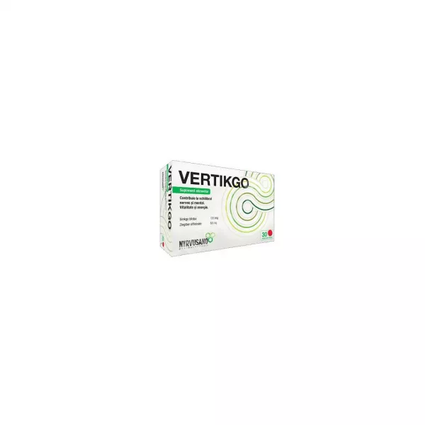 Vertikgo, 30 comprimate, Nyrvusano Pharmaceuticals - FarmaciaBajan.ro