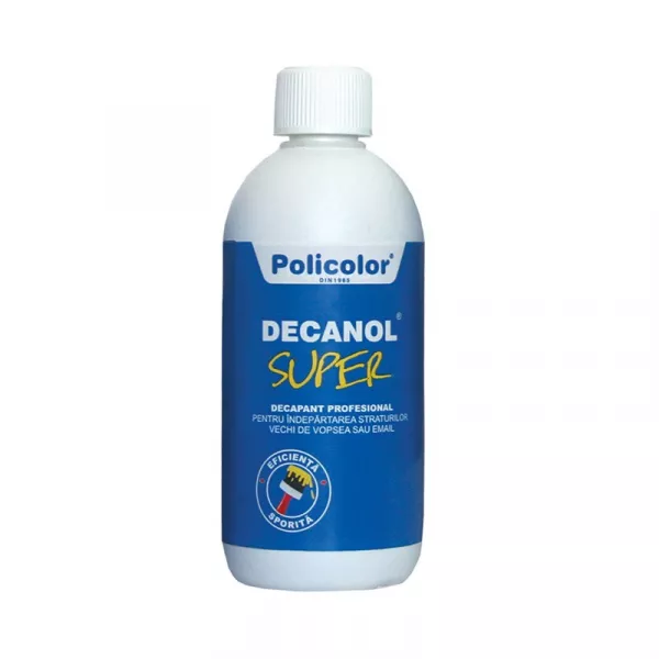 Decapant pentru curatare email sau vopsea, Policolor Decanol Super, 400ml
