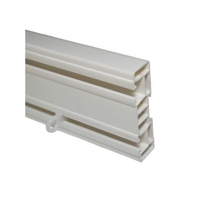 Sina din plastic pentru perdele, 2 canale, 4m