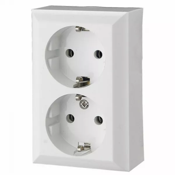 Priza cu impamantare, 2p, pentru interior, Business Line IP20