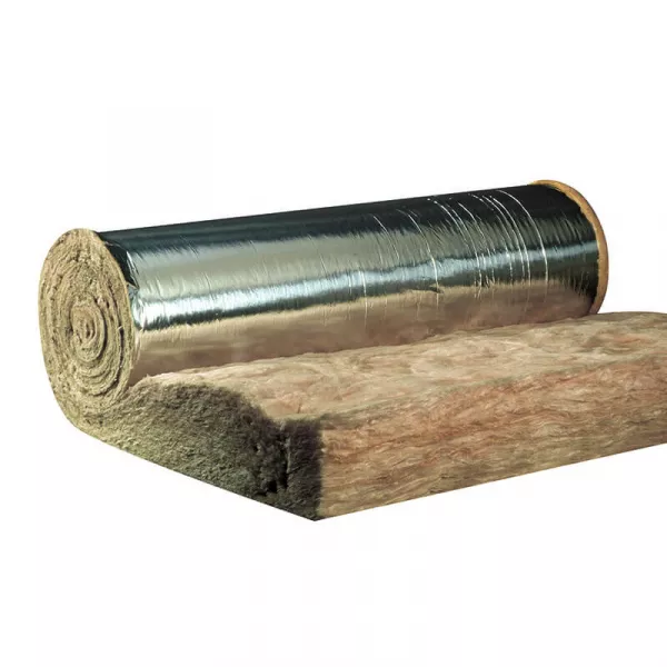 Vata minerala de sticla Knauf Classic 040 Alu, 50mm 12mp/rola