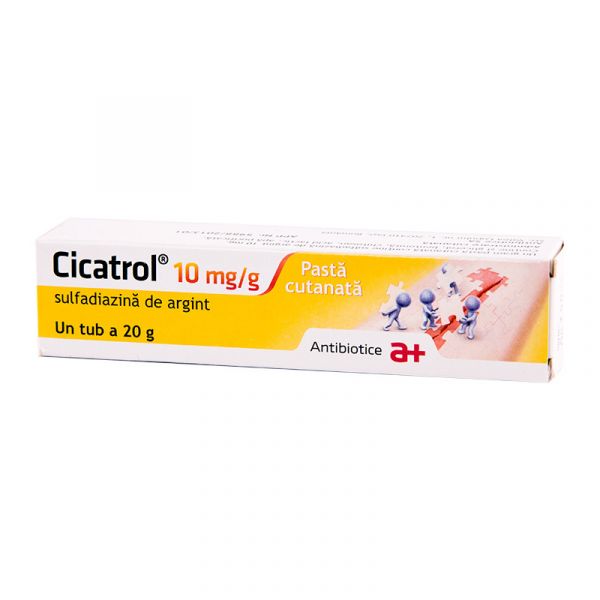 Arsuri si rani Cicatrol 10mg/g crema , 50g P22905 ANTIBIOTIC...