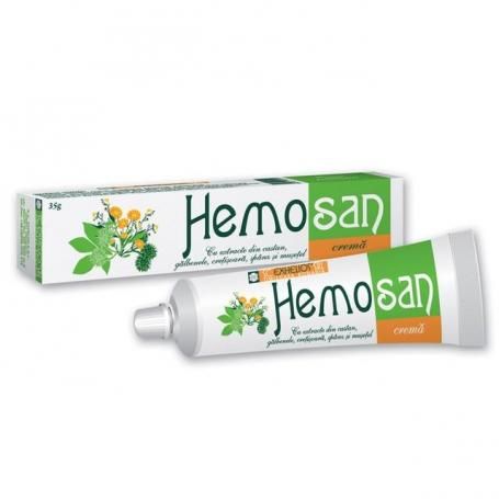 Crema hemoroizi Hemosan unguent ,35 g F12510 EXHELIOS SRL RO...