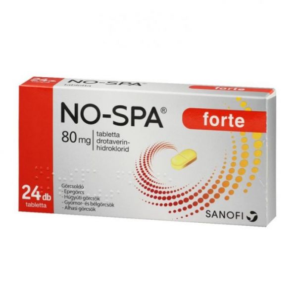 Afectiuni digestive No-Spa Forte 80mg ,24 comprimate P19365 ...