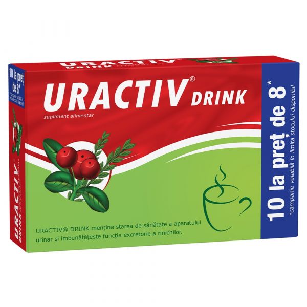 Medicamente pentru infectie urinara Uractiv drink ,10 plicur...