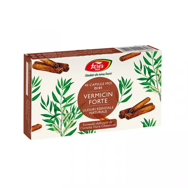 Antiparazitare Vermicin forte , 40 capsule ,Fares P24358 FAR...