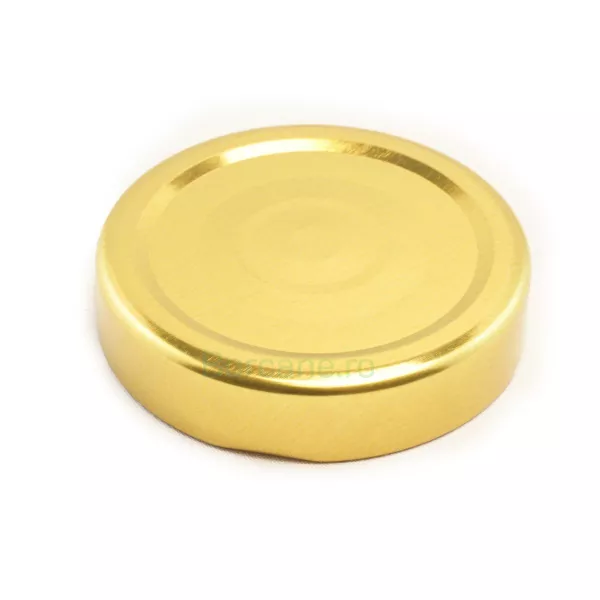 Capac cu filet twist off 63 mm deep Auriu Deep Borcane.ro