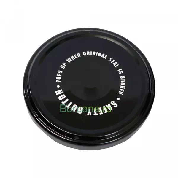 Capace cu filet twist off 70 mm Negru cu scris Capace Borcan...