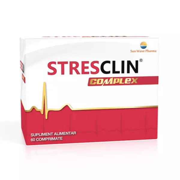 Stresclin Complex, 60 comprimate, Sun Wave Pharma|CrinFarm