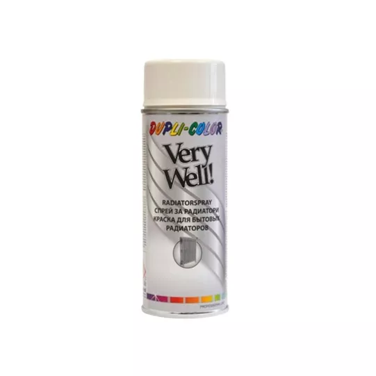 Vopsea spray VOPSEA VERY WELL RADIATOR WHITE 400ml DUPLI-COL...