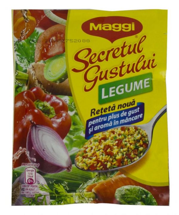 Baza de mancare MAGGI SECRETUL GUSTULUI CU LEGUME 75G # 20 b...