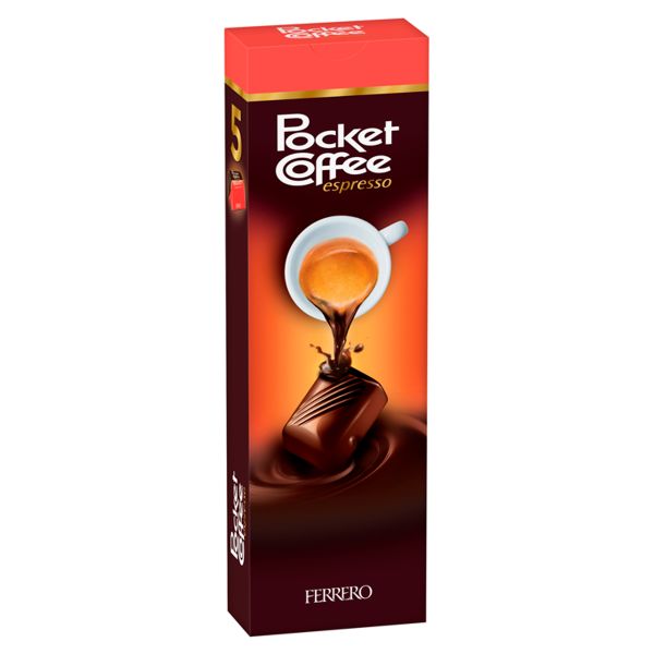 Bomboane ciocolata PRALINE POCKET COFFEE FERRERO T5 62.5G