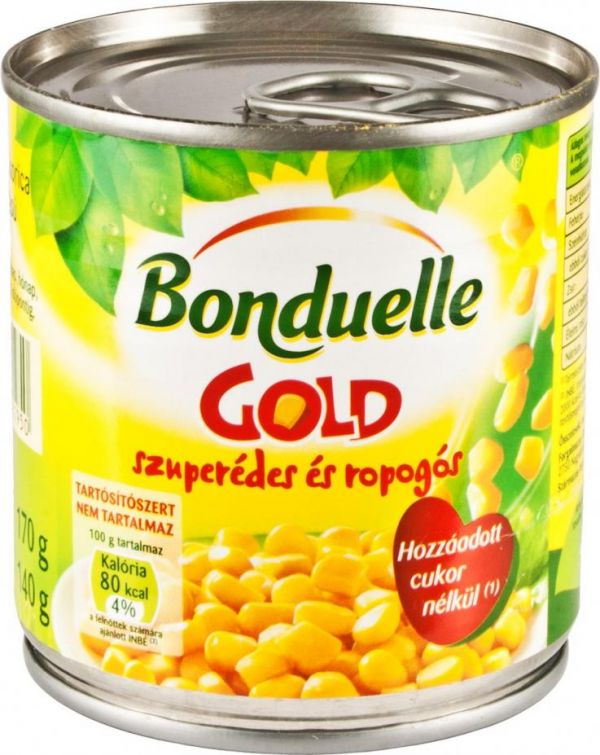 Conserve legume BONDUELLE GOLD PORUMB BOABE 170G # 12 buc 95...