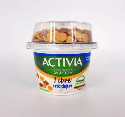 Iaurt cu fructe DANONE ACTIVIA FIBRE MIC DEJUN IAURT NATUR C...