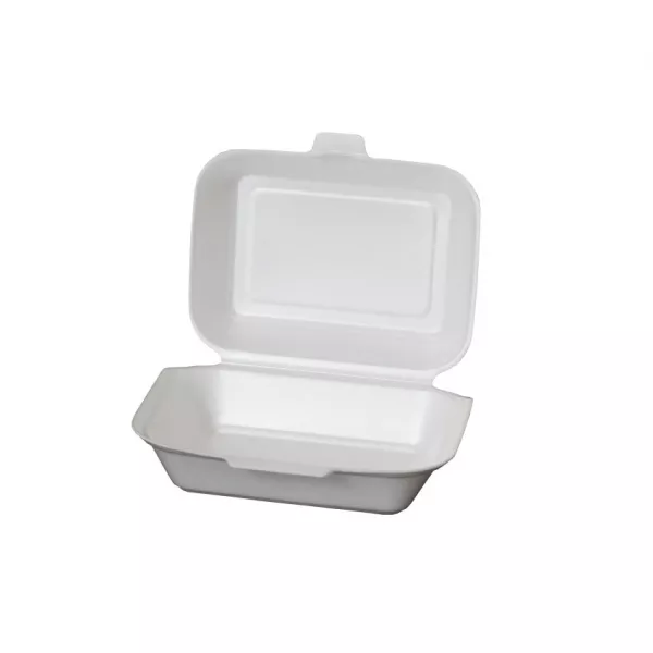 Caserole polistiren MENIU BOX HAMBURGER MARE ALB 125 BUC HB9...