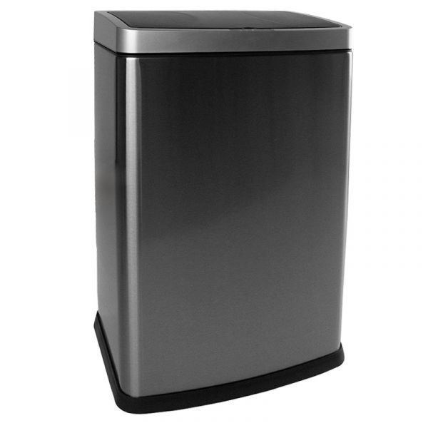 Cosuri birou metal Cos de gunoi din inox cu senzor ,15L (inc...