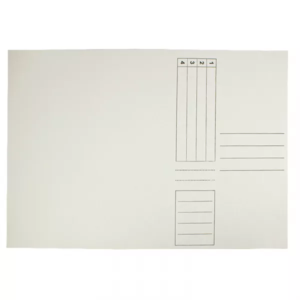 Dosare de plastic si carton Dosar simplu carton alb,230gr/mp...