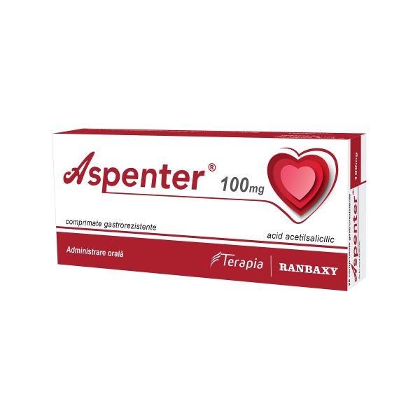 Aspenter 75 mg, 28 comprimate, Terapia CARDIACE IvonaFarm.r...