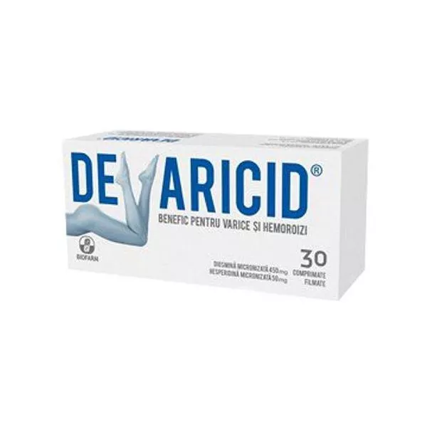 Devaricid, 30 comprimate, Biofarm BIOFARM CIRCULATIE PERIFE...