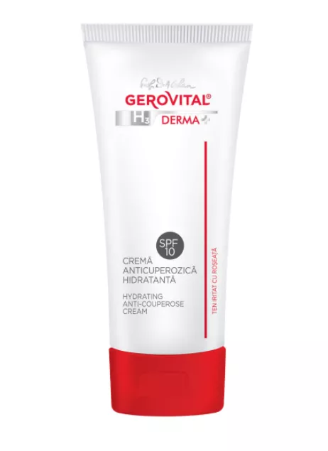 GEROVITAL H3 DERMA+ CREMA PT ROSEATA SI SCUAME 50ML GEROVIT...