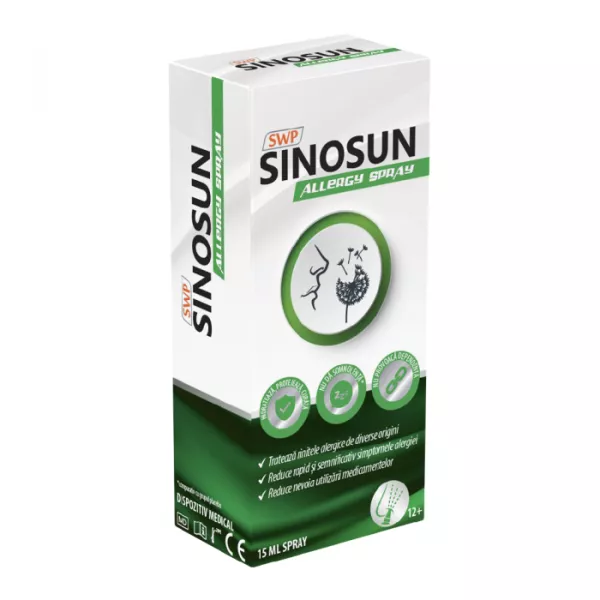 SINOSUN ALLERGY SPRAY SUNWAVE SUN WAVE PHARMA SOLUTII NAZAL...