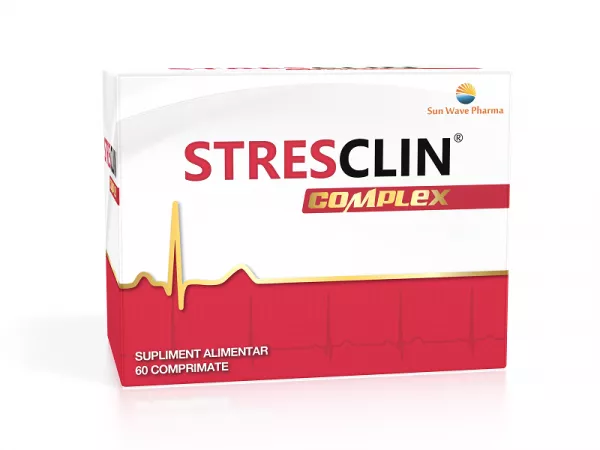 Stresclin Complex, 60 comprimate, Sun Wave Pharma SUN WAVE ...