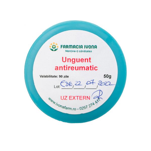 Unguent antireumatic, 50 gr, Farmacia Ivona FARMACIA IVONA ...
