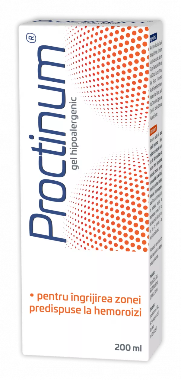 Proctinum gel hipoalergenic pentru igiena ano-rectala, 200 ...