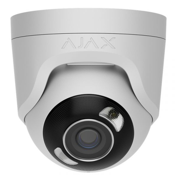 Cameră IP 5Megapixeli Ajax TurretCam HL (5MP/2.8) Albă TurretCam HL ...