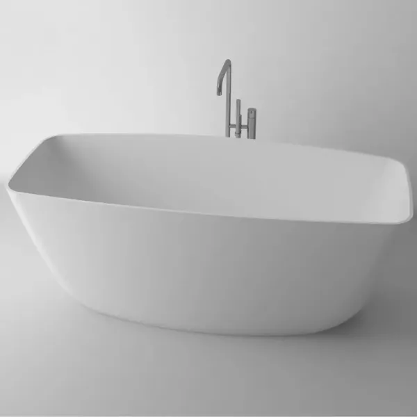 Cada baie Cada freestanding Cast Marble Monza 157x70 cm din ...