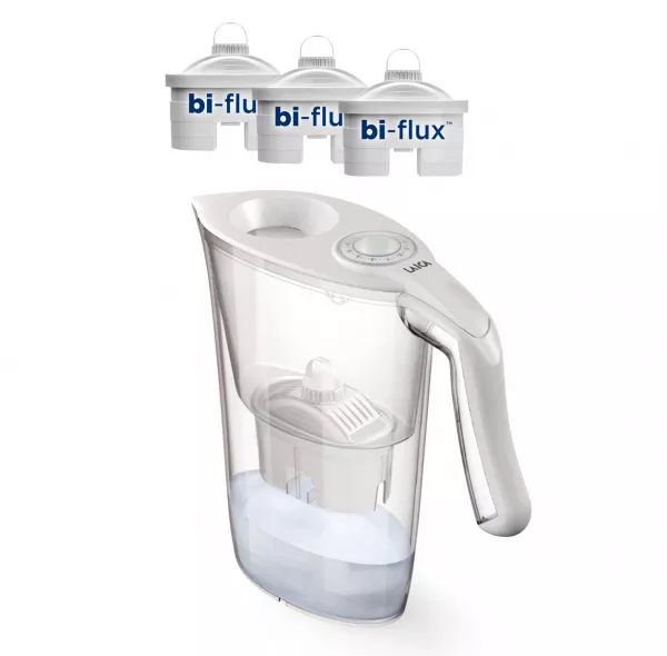 Cana filtranta de apa Laica Norma, 2.3L + 3 cartuse filtran...