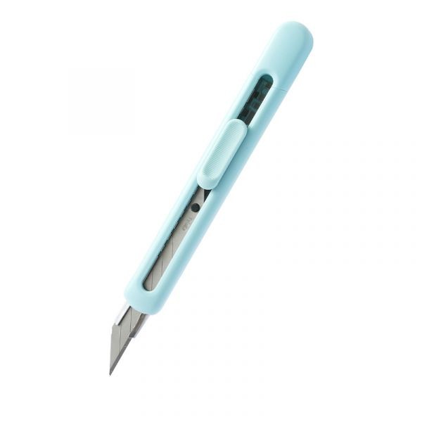 Cuttere DELI | CUTTER MIC BLEU LONGREEN PLASTIC RECICLAT DEL...