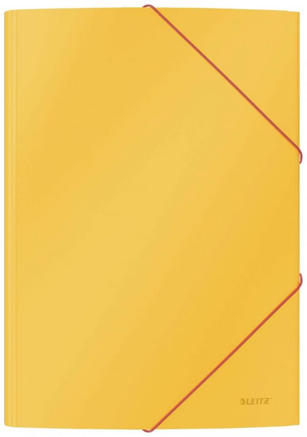 Mape plastic LEITZ | MAPA PLASTIC CU ELASTIC A4 GALBEN CHIHL...