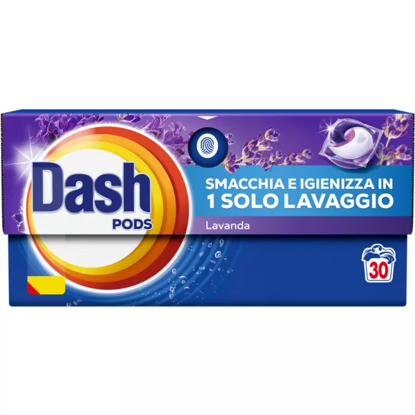 Dash Detergent Pernute Cu Lavanda 30 Buc