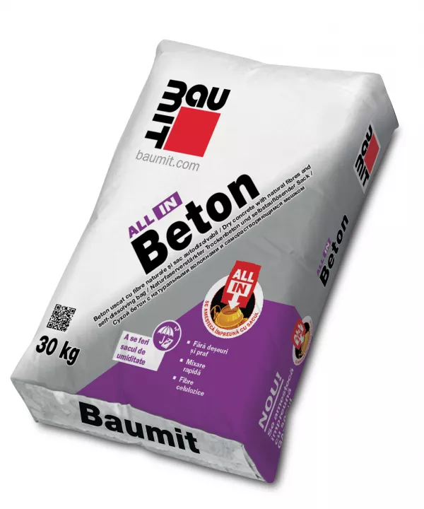 Mortare speciale Beton cu fibre naturale ALL IN BETON Baumit...