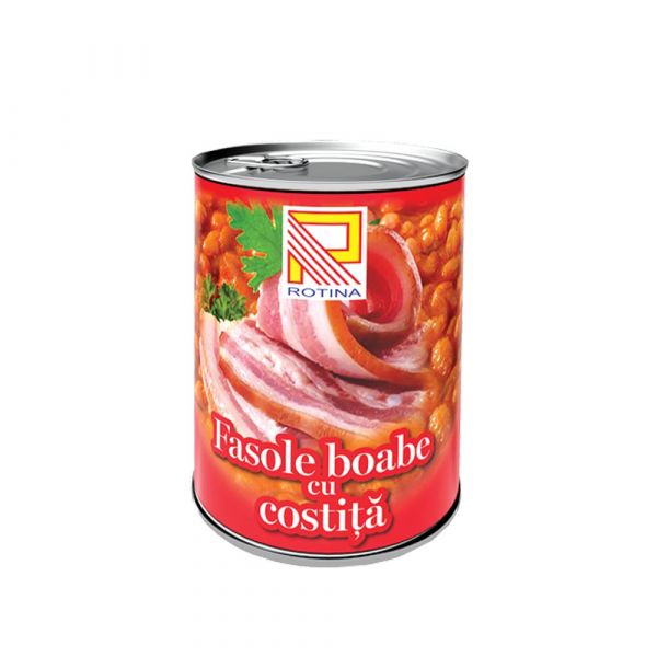 Conserve carne / Pate COSTITA CU FASOLE ROTINA 800G 594134...