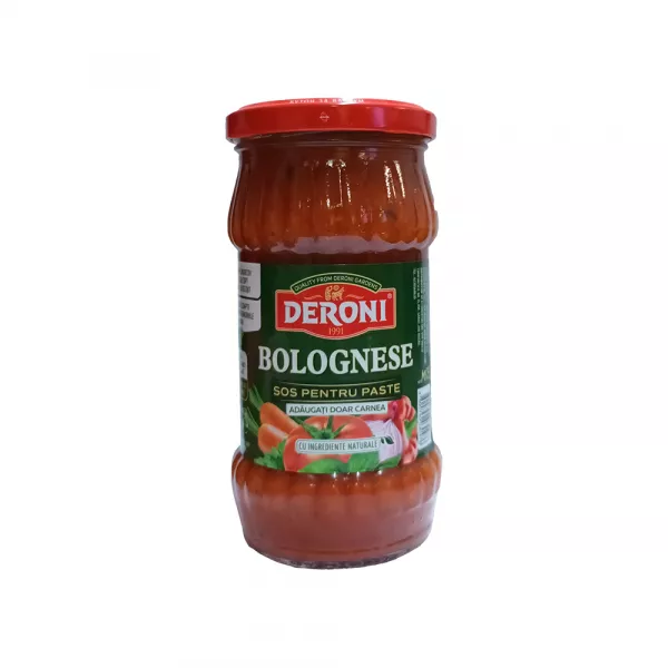 Sosuri Paste DERONI SOS PASTE BOLOGNESE 310G 6BUC/BAX 380074...
