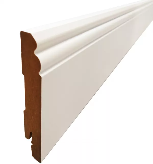 Plinte Plinta MDF Neuhofer FU125L1 alba, 13.5 x 100 x 2400 m...