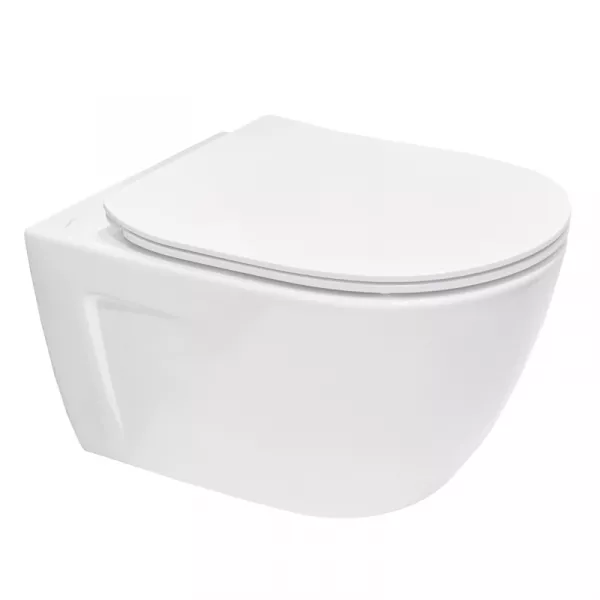 Seturi WC Set WC suspendat Happy, cu capac slim, inchidere a...